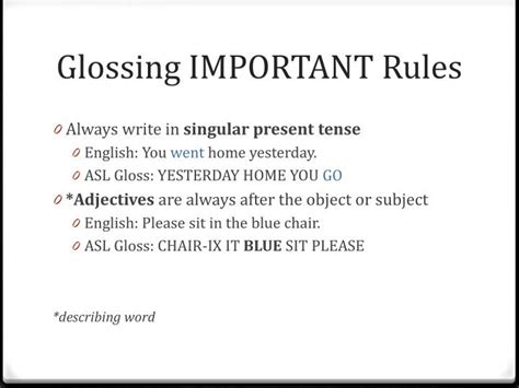Asl Gloss Examples At Michael Brehm Blog