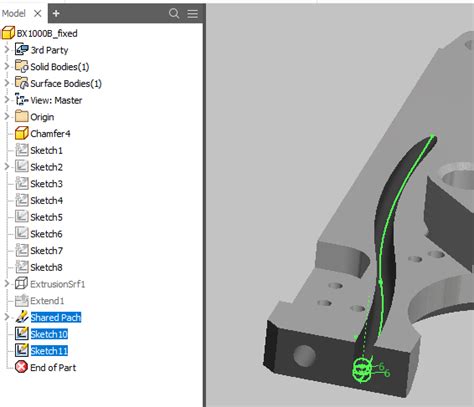 Inventor How To Create A Curved Slot With Variation In Height Autodesk Community