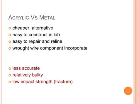 Acrylic Partial Denture Pptx