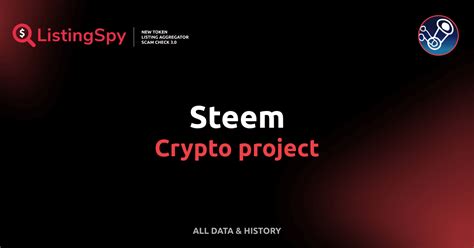 Steem Crypto Project Steem Token Listings Events Analysis Listingspy