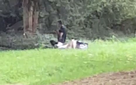 Moment Man Confronts Randy Couple Caught Having Sex In London Cemetery The Irish Sun
