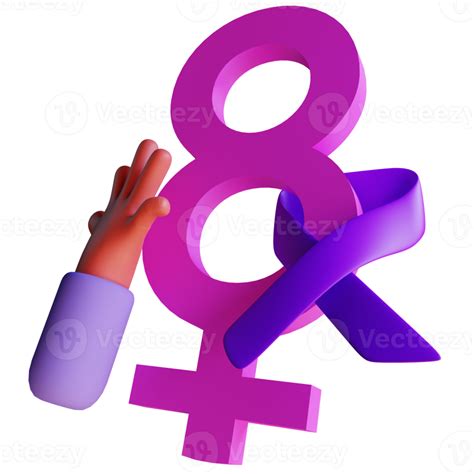 Hand Symbool Vrouw Lint Internationale Vrouwen Dag 22537970 Png