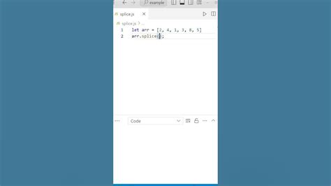 Delete Value From Array Array Splice Javascript Interview Question