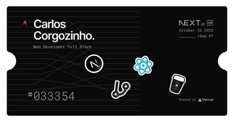 Carlos Corgozinho On Linkedin Join Carlos Corgozinho At Nextjs Conf