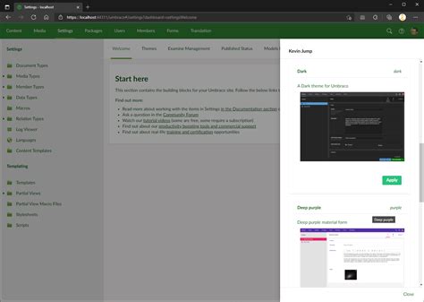 Backoffice Themes