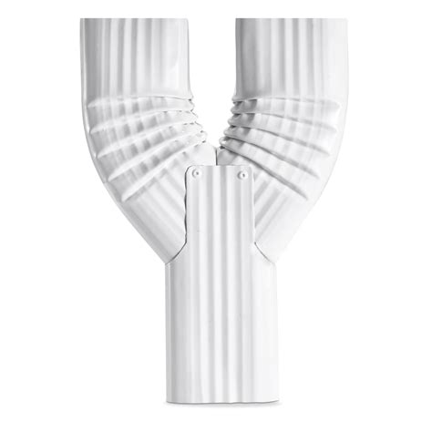 Buy Vyh Downspout Gutter Y Diverter 2x3 Low Gloss White，downspout