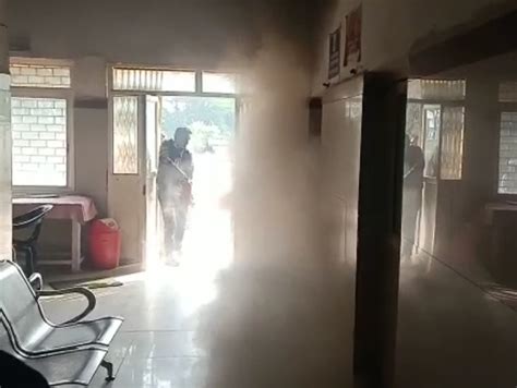 Fire Broke Out Due To Short Circuit Fire Had To Be Extinguished By