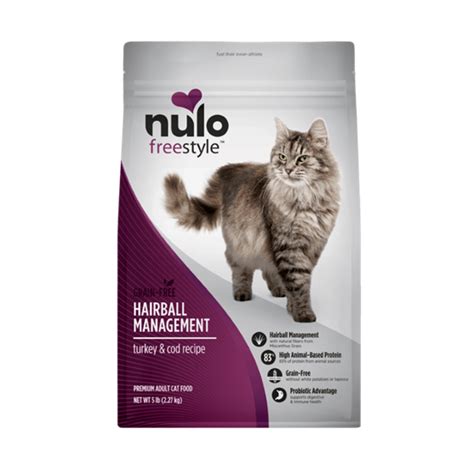 Nulo Freestyle Gf High Protein Hairball Management Turkey And Cod 12 Lb