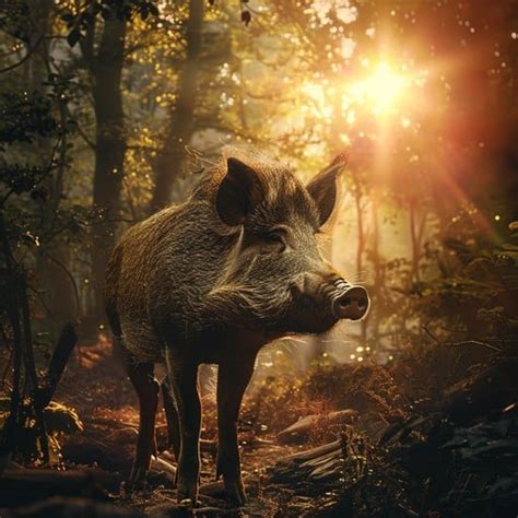 Free Mystical Forest Pig Photo Wildlife Forest Pig Download At