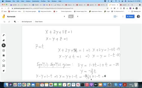 find parametric equations and symmetric equations for the line the