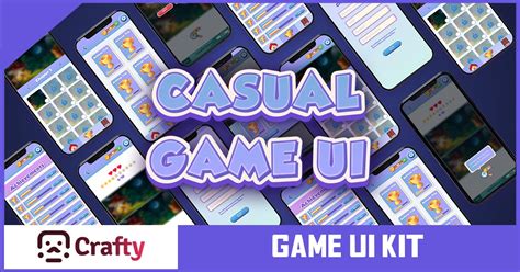 cute hypercasual gui pack 2d gui unity asset store