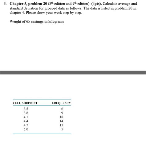 solved 3 chapter 5 problem 20 8th edition and 9th edition