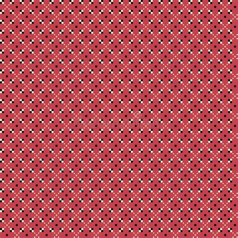 Cute Pixelated Pattern With Simple Geometric Shapes Stock Vector Illustration Of Repeatable