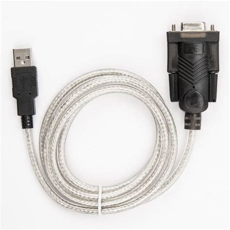 Usb To Serial Null Modem Rs232 Db9 Serial Adapter Cable With Ftdi Usb Uart Chip 6ft