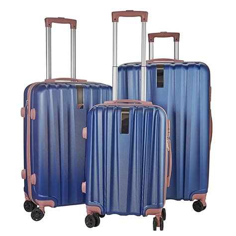 Buy Journeyman 3pc Blue Weekend Warrior Luggage Set 20 24 And 28 Rolling Suitcases Online