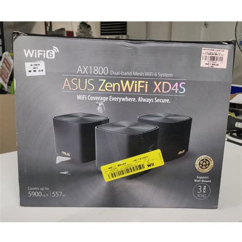 Asus Zenwifi Dual Band Mesh Wifi System Pcs Xd S Ax Hmr Shop N Bid