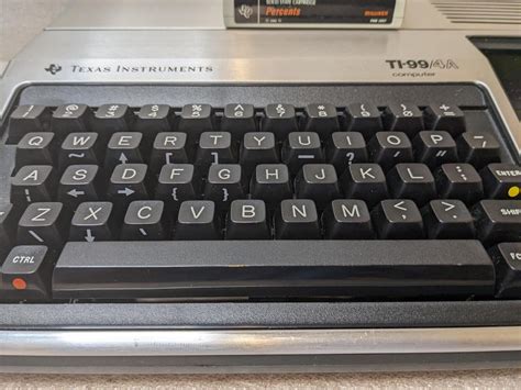 Vintage Texas Instruments Home Computer TI 99 4A Percents Vintage Computers Mainframes