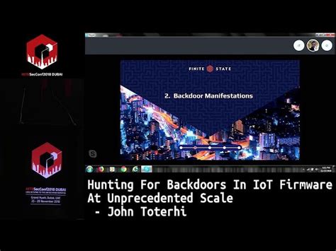 Hack In The Box Security Conference Talk Hunting For Backdoors In Iot
