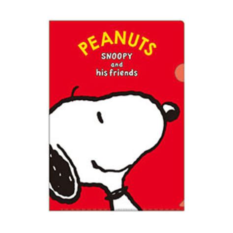 史諾比 日本製snoopy史努比文件夾a4 史諾比a4文件夾 Red Face Peanuts Snoopy 文具文件收納夾 文件夾