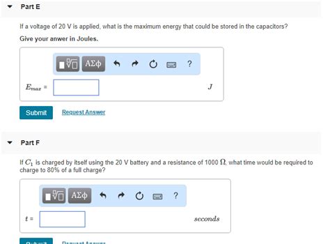 Solved Three Capacitors What Is The Maximum Possible Chegg Com