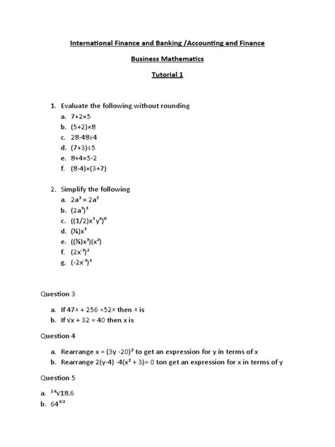 tutorial 1 pdf