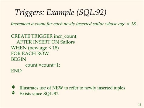 Ppt Database Constraints And Triggers Overview Powerpoint