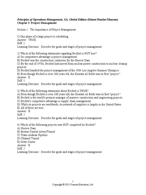 Chapter 3 Project Management Pdf Project Management Variance