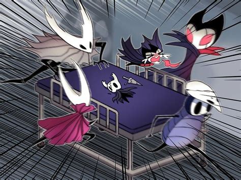 Funny Cartoon Characters On A Hospital Bed Team Cherry Indie Game
