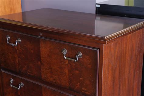 Kimball Wood 4 Drawer Lateral File Cabinet • Peartree Office Furniture