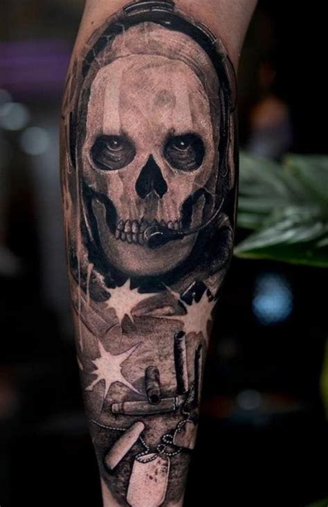 Discover 71 Ghost Call Of Duty Tattoo Super Hot Vn