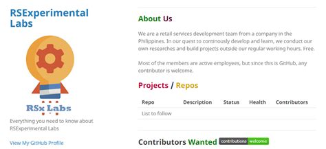 GitHub Rsx Labs Rsx Labs Github Io This Is The Main Page For RSx Labs It Contains Basic