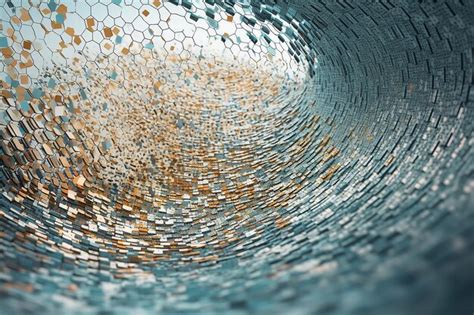 Premium Photo Abstract Waves Neural Network Space Multicolored Background Science Futuristic