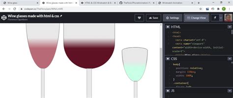 How To Make Wine Glasses With Pure Html And Css Dev Community