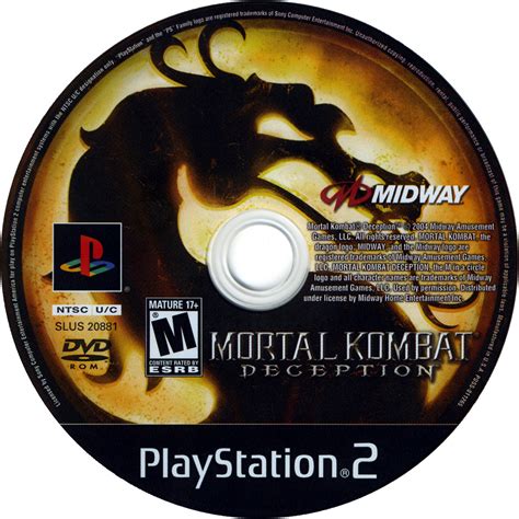 Mortal Kombat Deception Ps2 Cover