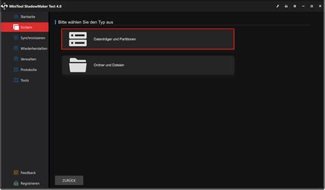 So Sichern Sie Eine Partition Mit MiniTool ShadowMaker MiniTool