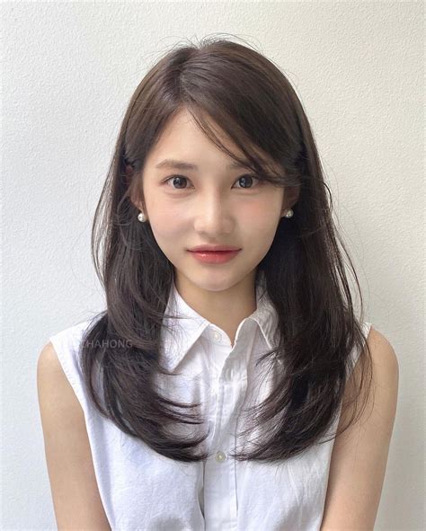 Beautiful Face 292 2024 앞머리 기르기 레이어 헤어컷 긴 파마머리