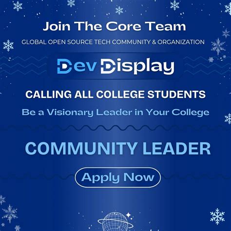 Ashutosh Kumar On Linkedin 😎 Lead Devdisplay On Your College 💪 Apply