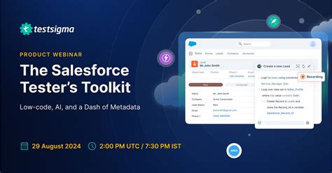 What Is Included In The Salesforce Tester S Toolkit Webinar
