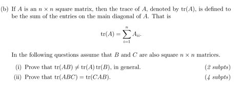 Solved A Prove The Associative Law For Matrix