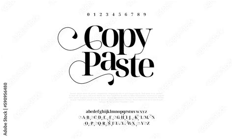 Copy Paste Abstract Fashion Font Alphabet Minimal Modern Urban Fonts For Logo Brand Etc