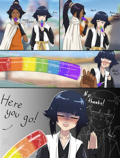 Soi Fon Yoruichi Ice Cream By Alexiiartpl On Deviantart