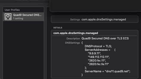 Dns Howto Remove An Imported Network Configuration Profile From Macos 10157 Without Using