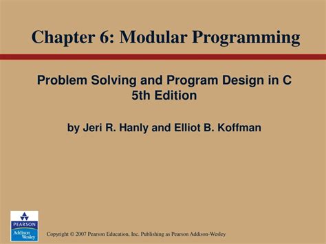 Ppt Modular Programming In C Solving Problems Efficiently Powerpoint