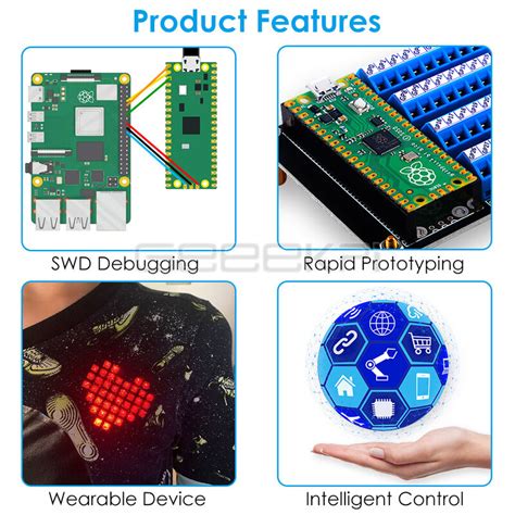 Raspberry Pi Pico Pico W Gpio Screw Terminal Hat Pico Expansion Board 40pin For Programming
