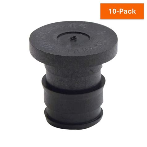 Uponor Propex 1 In Pex A Expansion Barb Engineered Polymer Plug 10 Pack Q4351000 The Home Depot