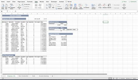 Solved Employeeinfo Worksheet Ungroup The Worksheets And Ensure The 1 Answer Transtutors