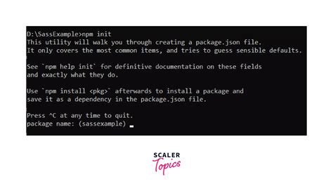 Install Sass Scaler Topics