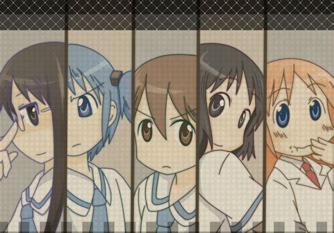 Shinonome Nano Naganohara Mio Aioi Yuuko Minakami Mai And Professor