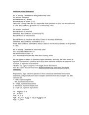 Valid And Invalid Statements Valid And Invalid Statements Ex Of Proving A Statement Of Being