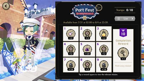 Port Fest A Striking Performancestamp Missions Twisted Wonderland